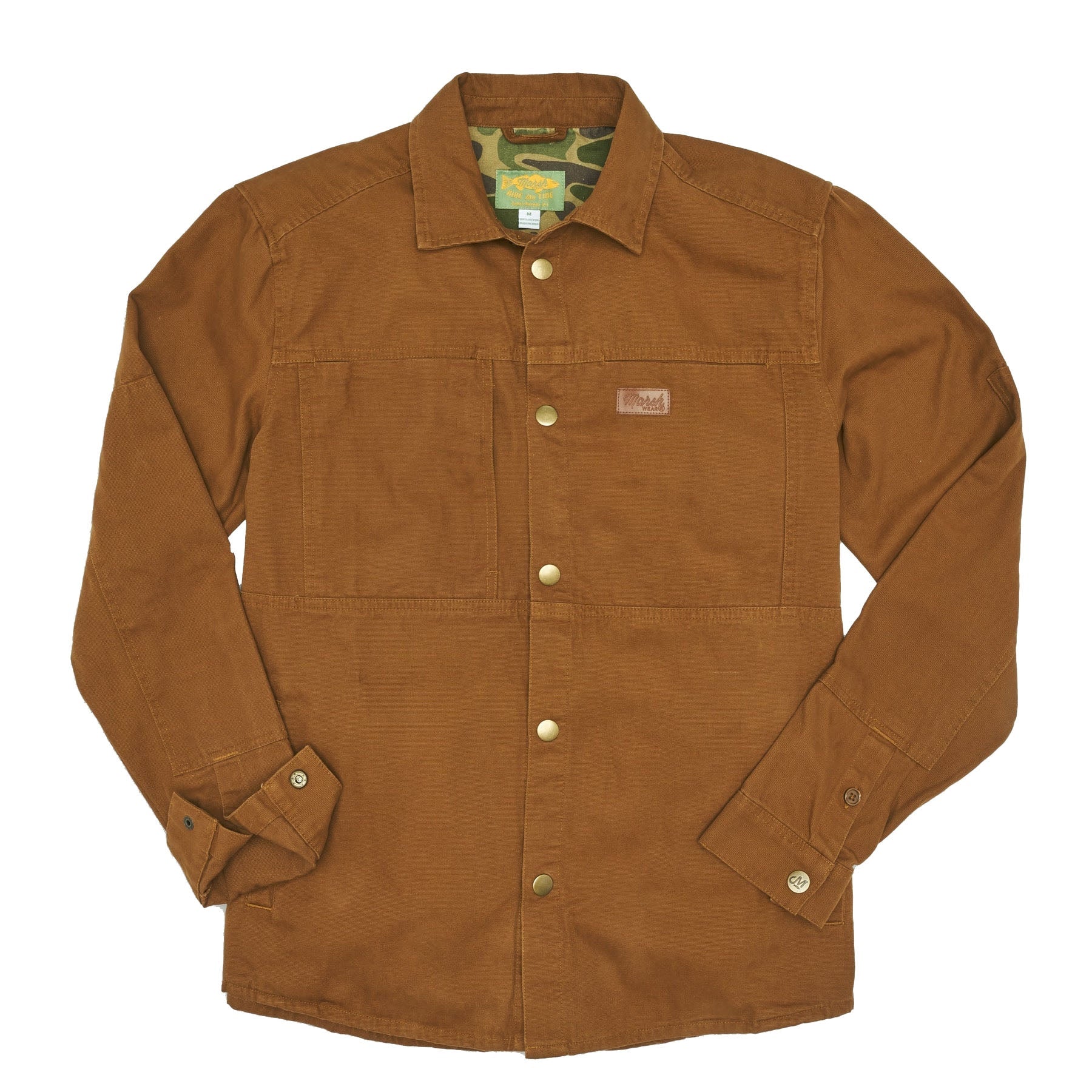 Marsh Wear Delano Shacket Tobacco – etcoutfitters