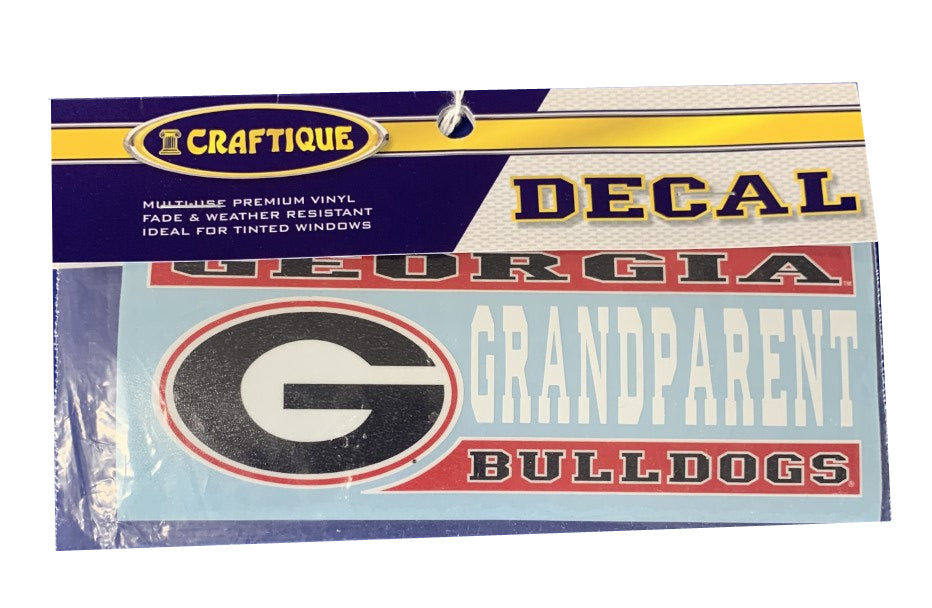 Craftique Georgia Bulldogs Grandparent Decal – etcoutfitters