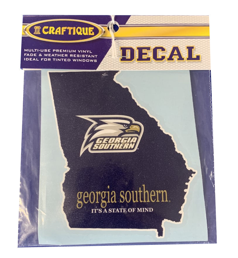 Craftique Georgia Southern State of Mind Decal – etcoutfitters