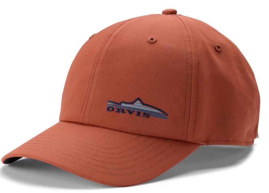 Orvis Trout Rising Tech Ballcap Orange – etcoutfitters
